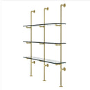 Low Profile Counter and Wall - Loft Style Shelves | Soil & Oak