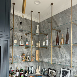 Ceiling and Wall Mounted - Modern Loft Style Shelves | Soil & Oak