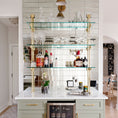 Low Profile Counter and Wall - Loft Style Shelves | Soil & Oak